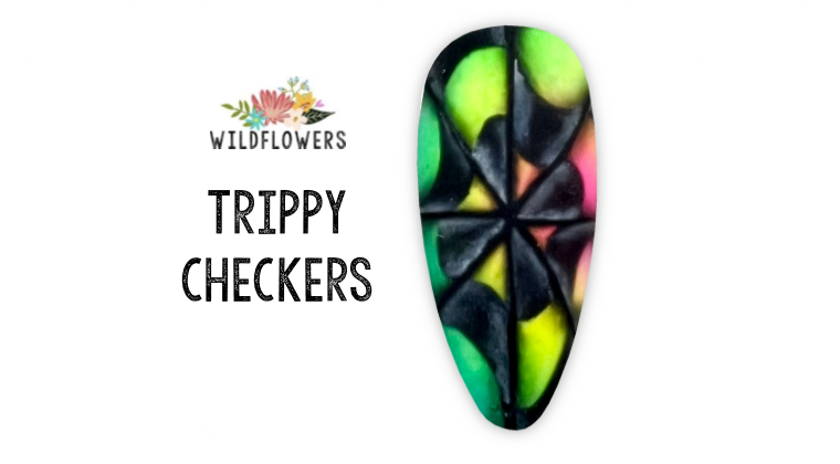 Trippy Checkers – Wildflowers